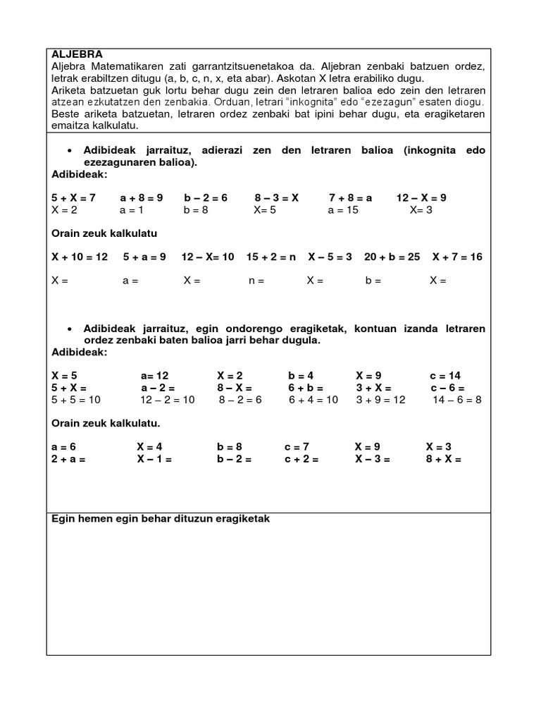 ALJEBRA | PDF