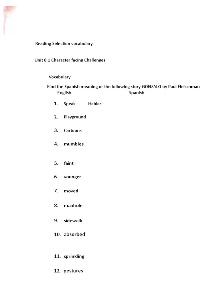 Characters Facing Challenges in a New Environment | PDF