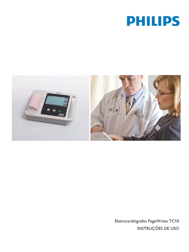 Manual Do Ecg Philips | PDF | Eletrocardiografia | Corrente elétrica