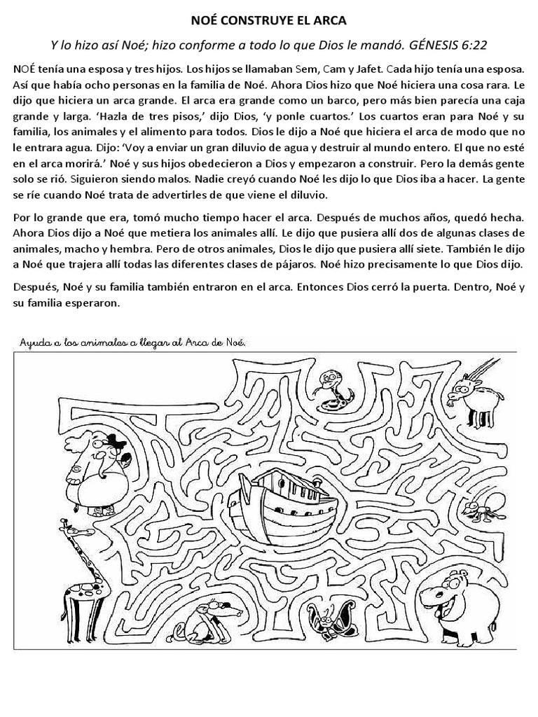 Noé Construye El Arca | PDF