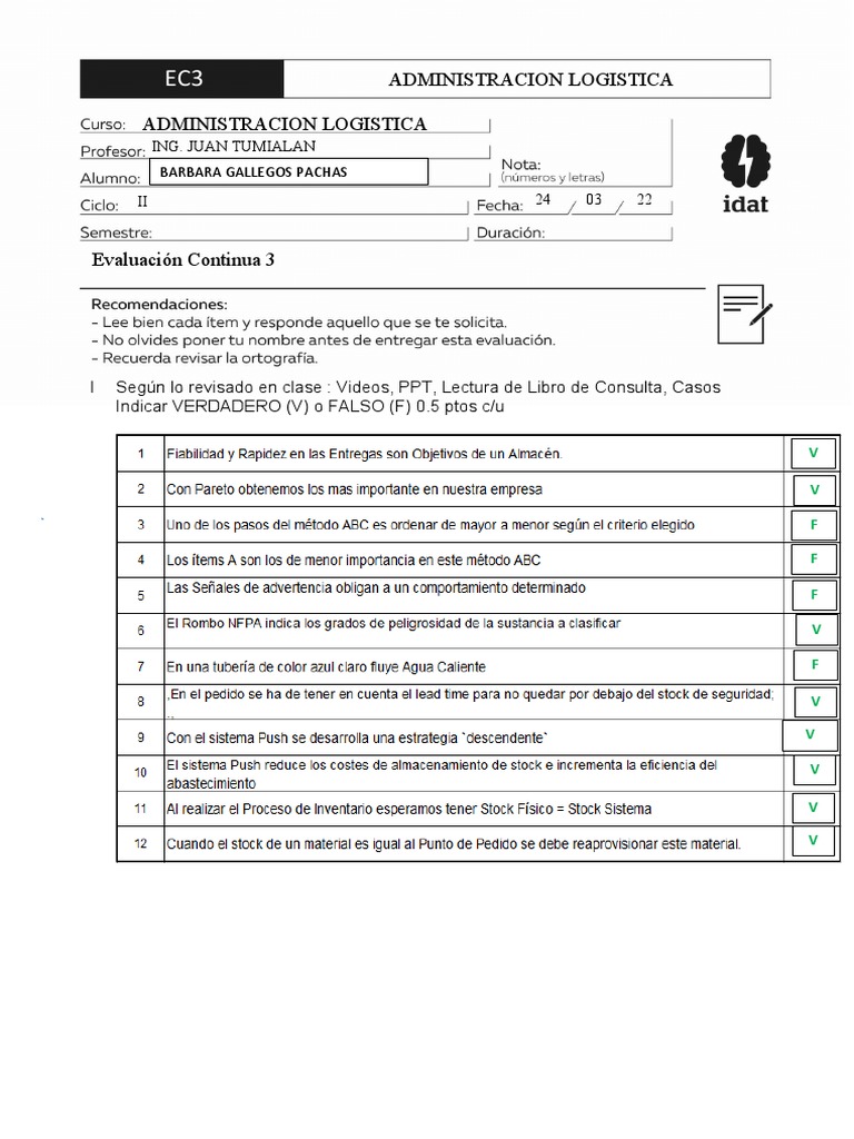 Ec3 Adm Logistica 2022 1 | PDF