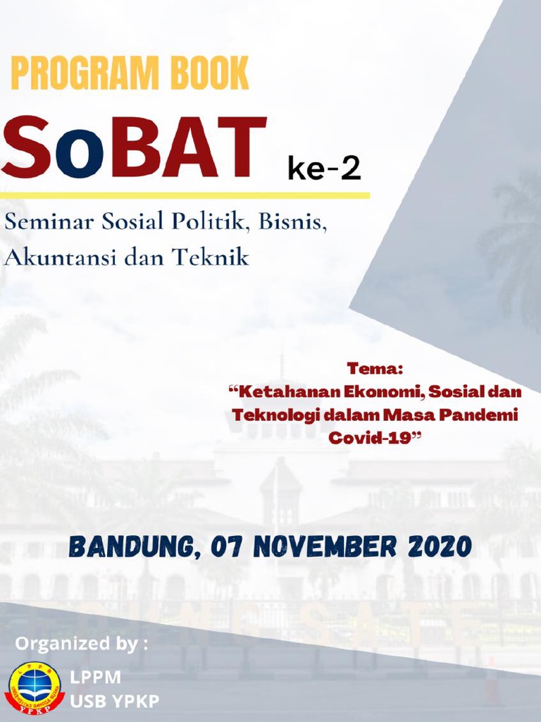 Program Book Seminar SoBAT Ke-2 | PDF
