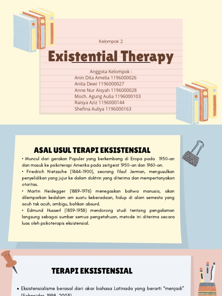 Kelompok 2 Intervensi (Terapi Eksistensial) | PDF | Sains & Matematika