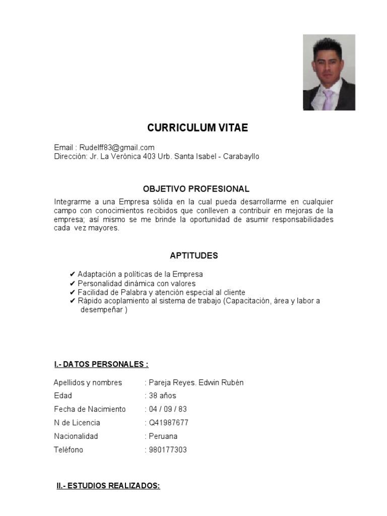 CV Ruben Reyes 2022 | PDF