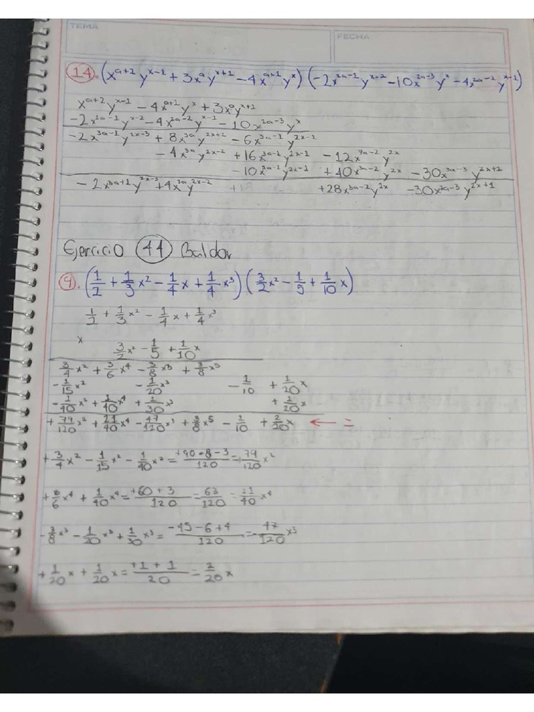 Ejercicio 43 y 44 Baldor | PDF