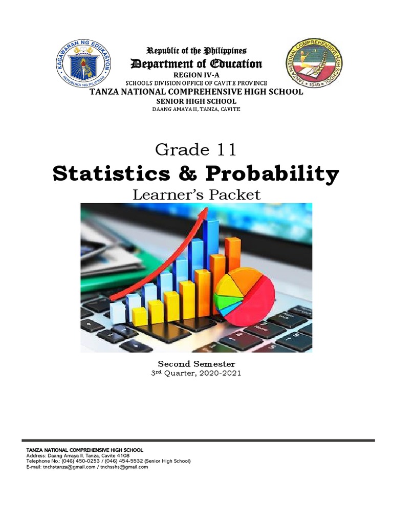 Statistics & Probability: Grade 11 | PDF | Probability Distribution ...