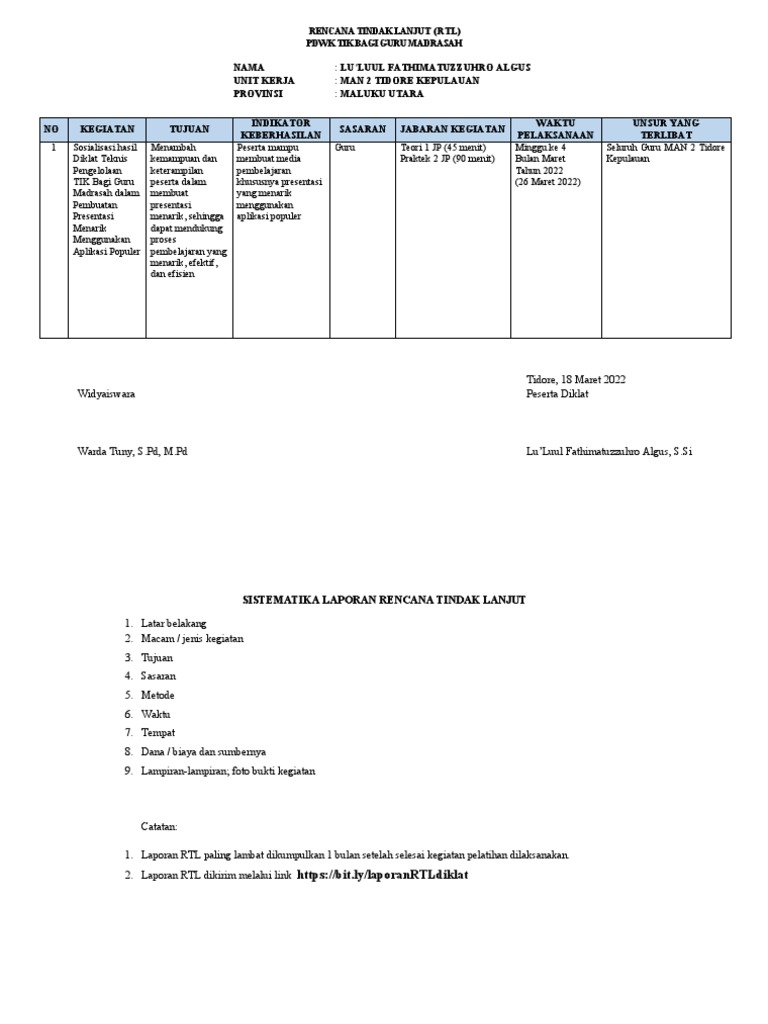 Tugas RTL Lulu | PDF