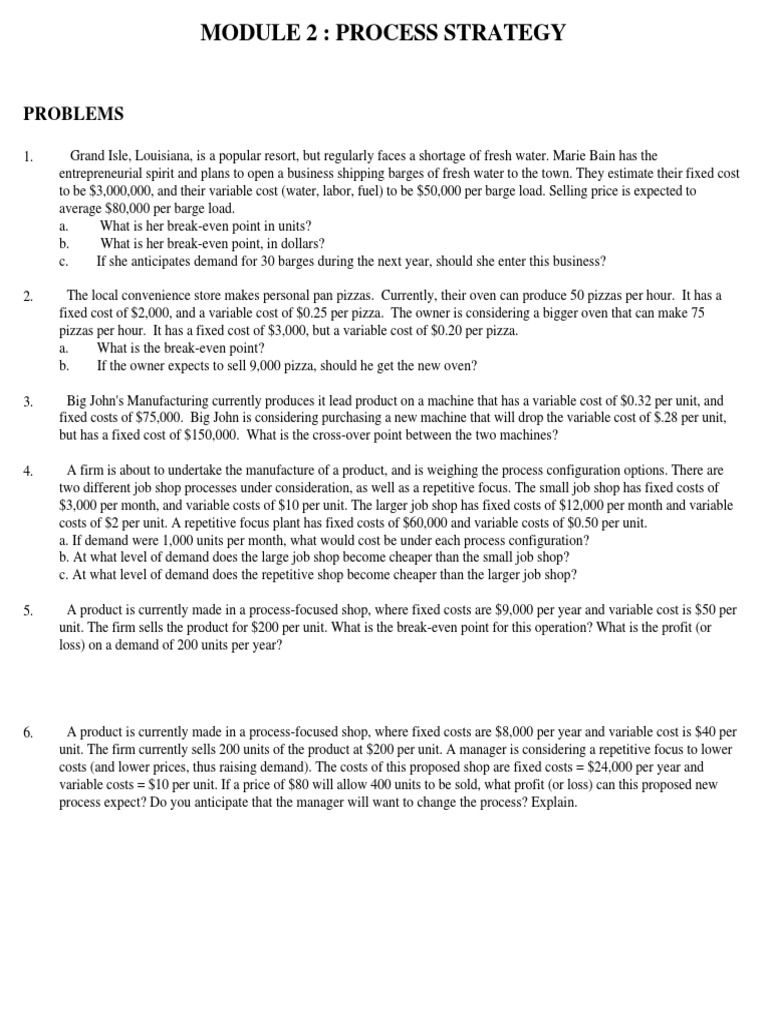 MODULE 2 Problems | PDF