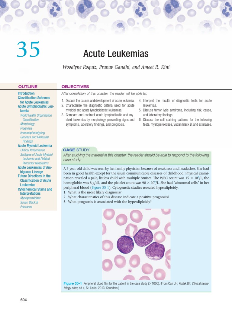 Acute Myeloid Leukemia-Book | PDF | Leukemia | Cell Biology