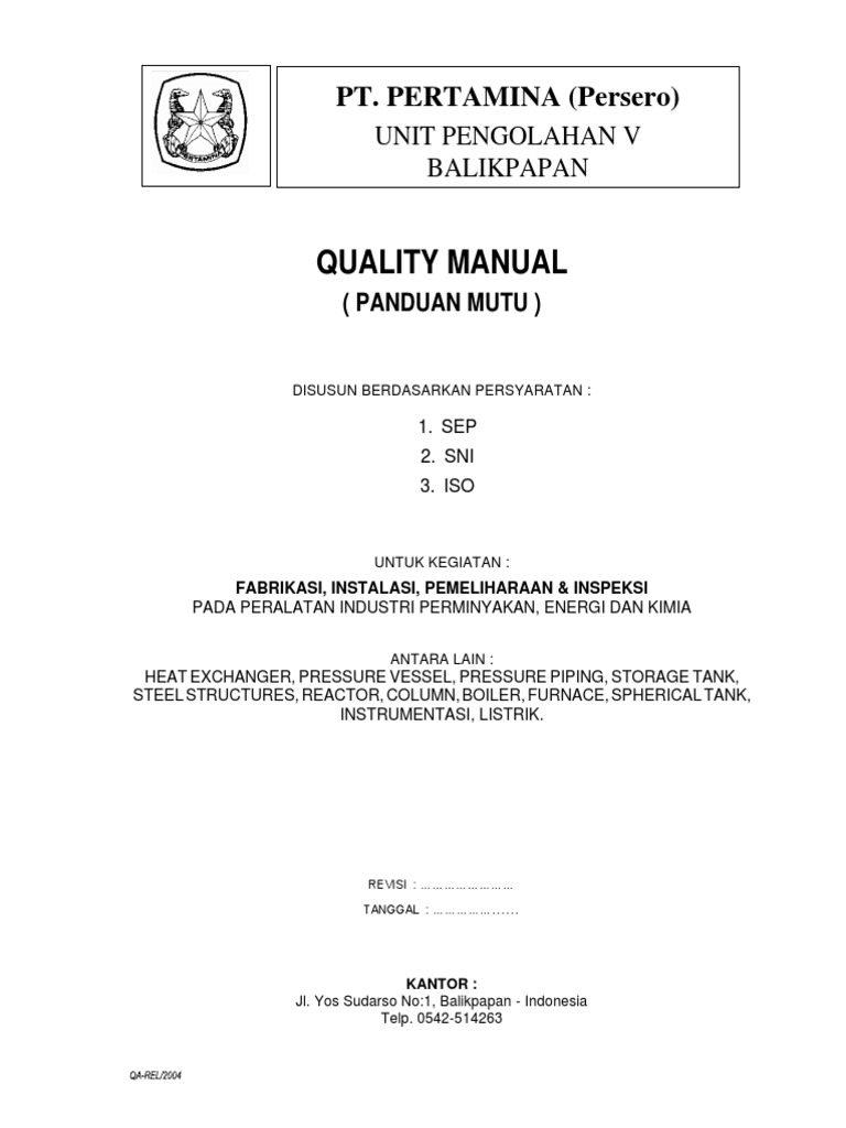 QM PT Pertamina Review | PDF