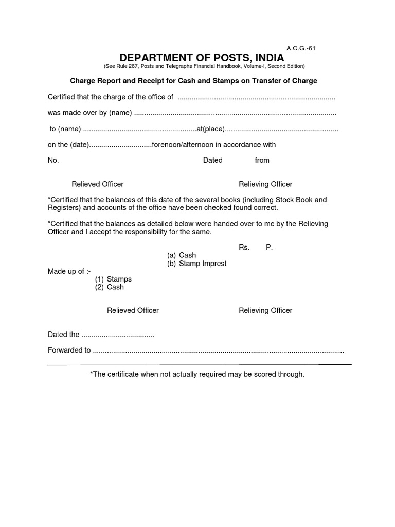 GDS Charge Report Format PDF PDF