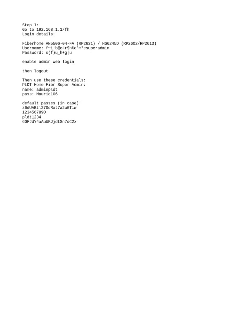 PLDT Super Admin | PDF