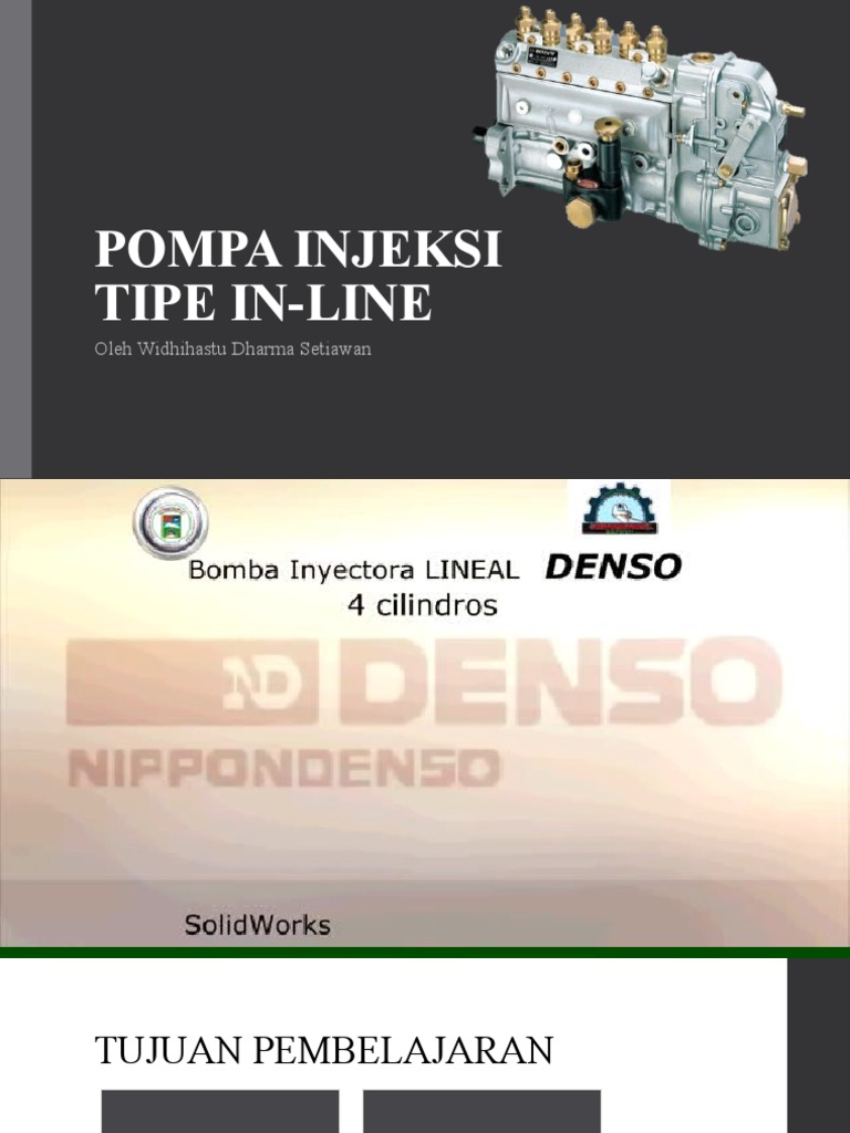 Komponen dan Cara Kerja Pompa Injeksi | PDF