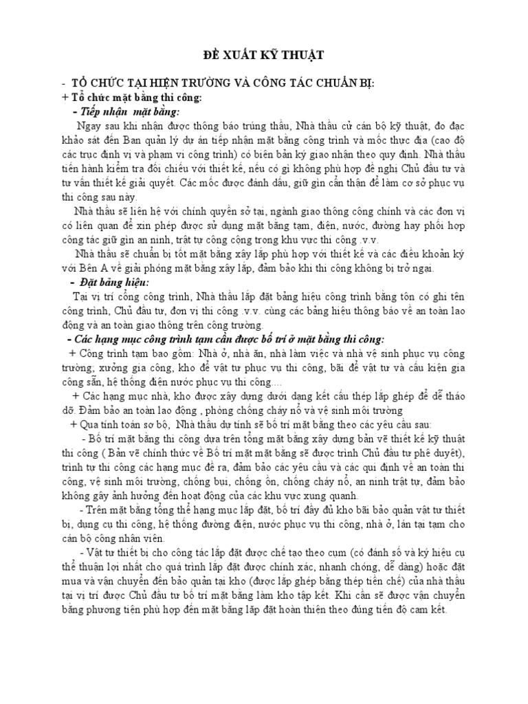 De Xuat Ky Thuat | PDF