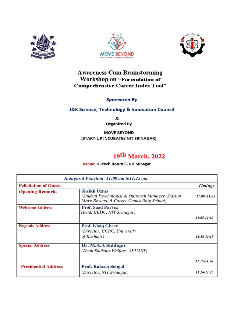 Program Schedule Indexing | PDF | Cognition