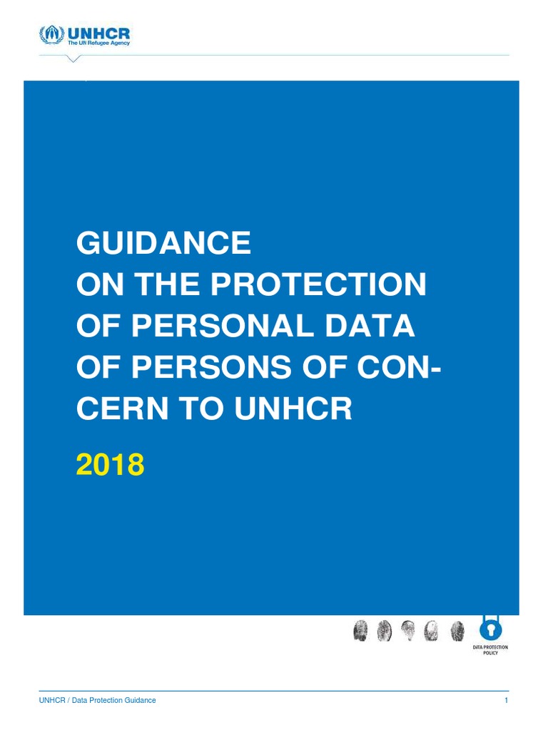 Guidance On The Protection of Personal Data of Persons of Concern To ...