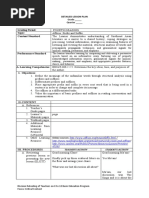 Lesson Plan Elements of Drama | PDF | Play (Theatre) | Genre