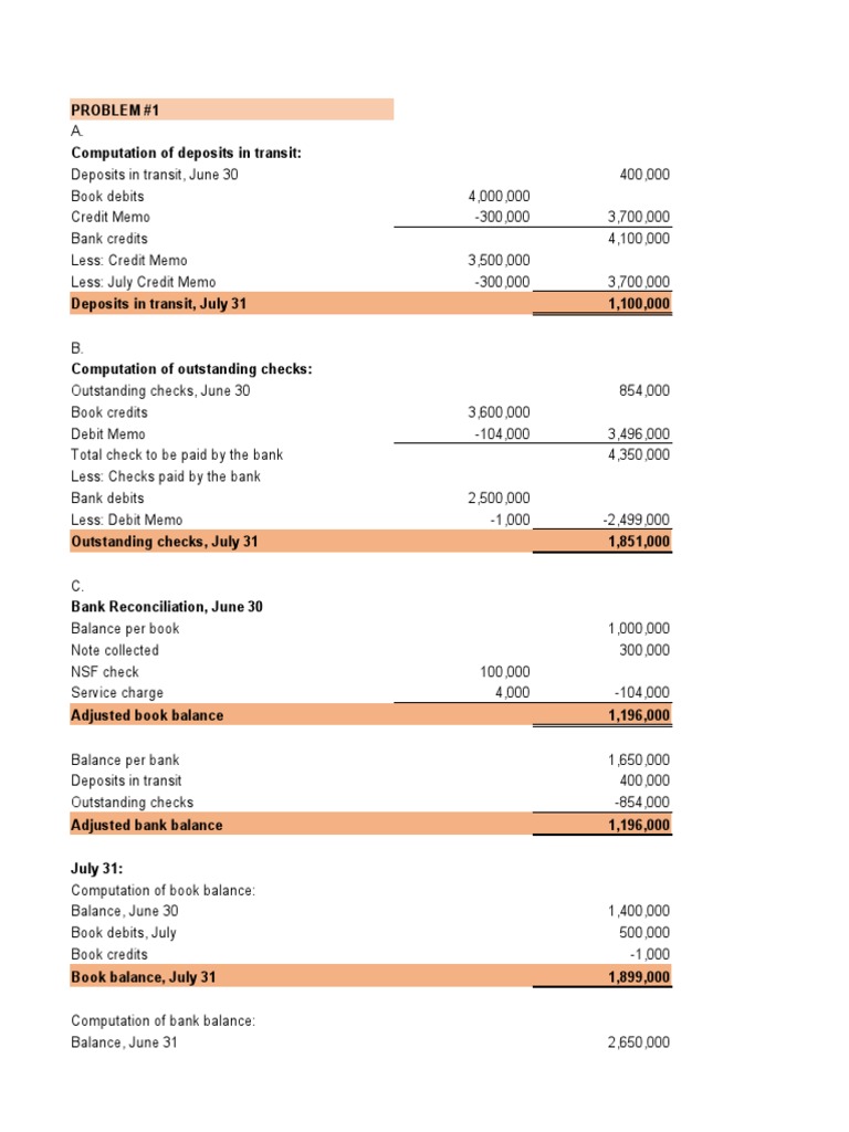 Proof of Cash | PDF | Banks | Debits And Credits