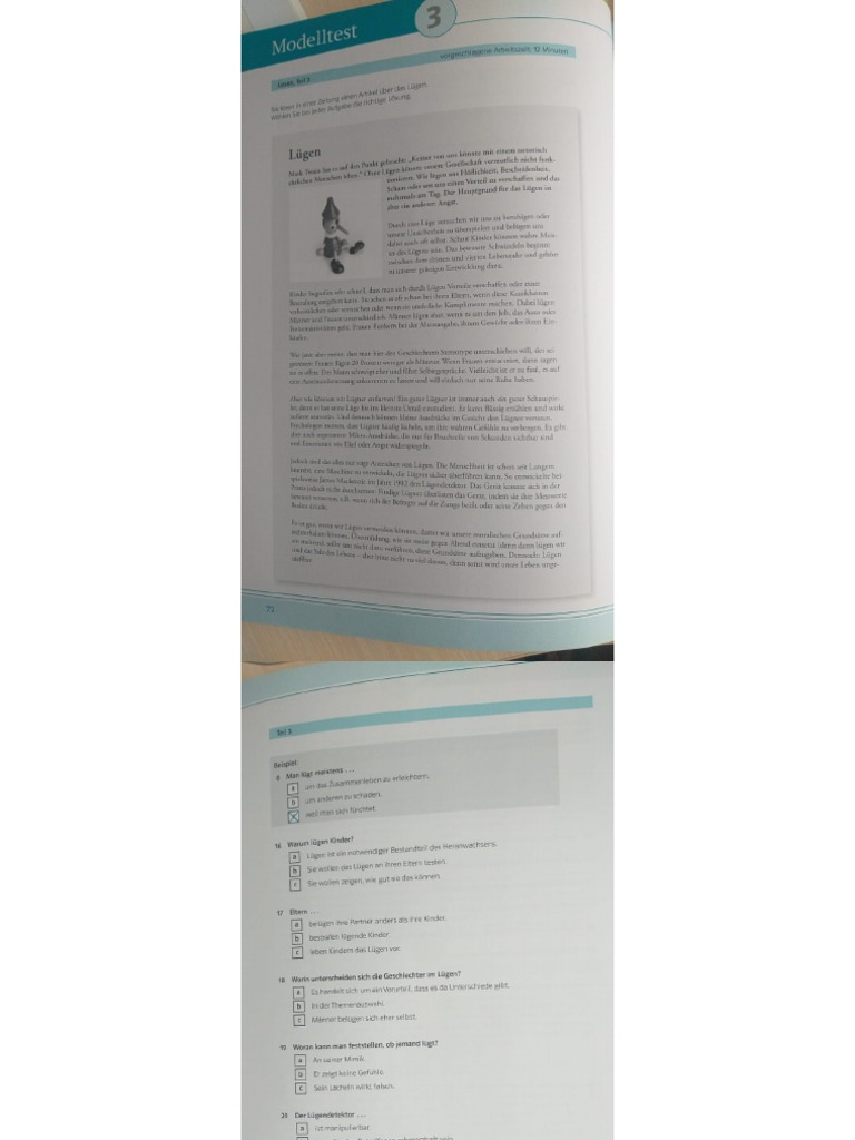 Lesen b2 German Paper | PDF