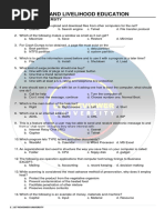 Sample Tle Exam - Set B | PDF | Foods | Housekeeping