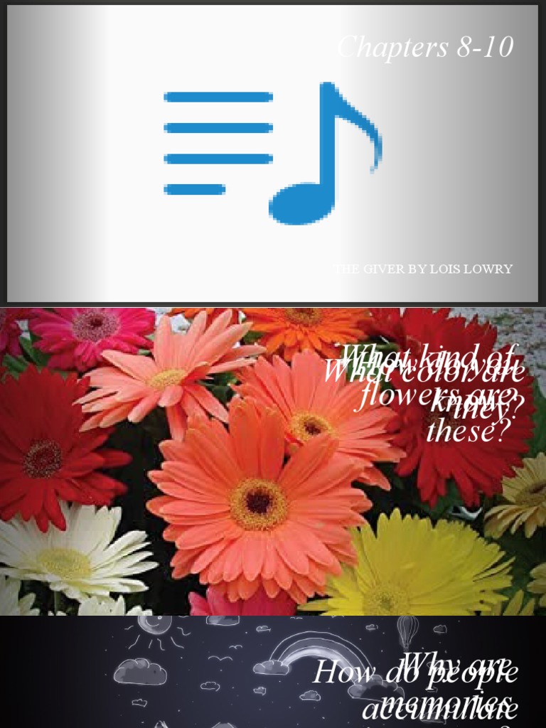 The Giver Chapters 8-10 | PDF | The Giver | Cognition