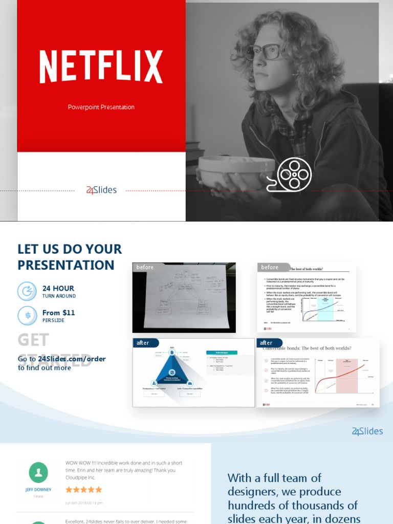 Netflix Ppt-Creative | PDF | Outsourcing | Business