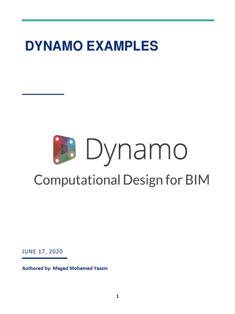 Dynamo Examples | PDF