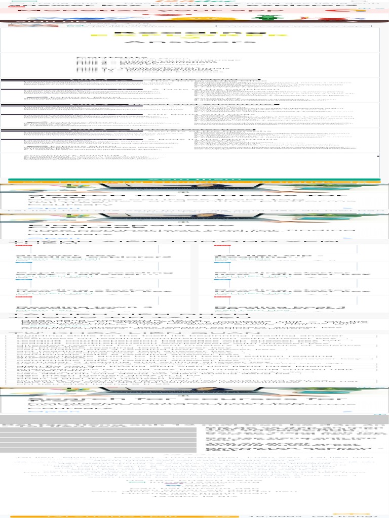 Answer Key Reading Explorer2 | PDF