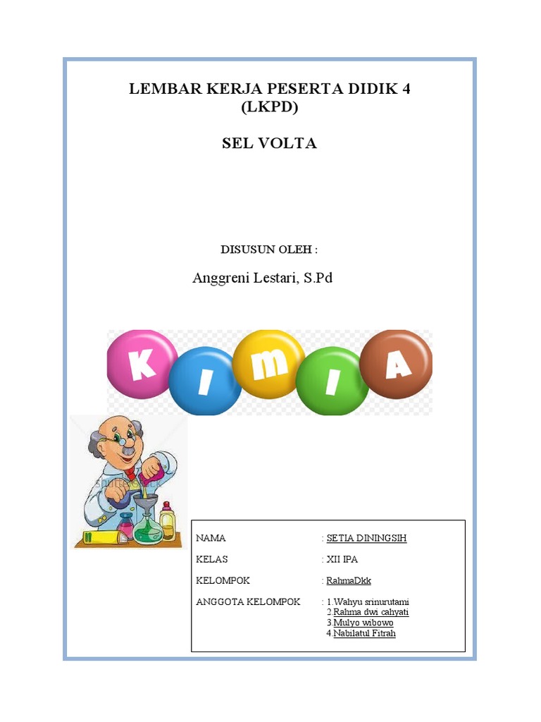 LKPD 4 Sel Volta | PDF