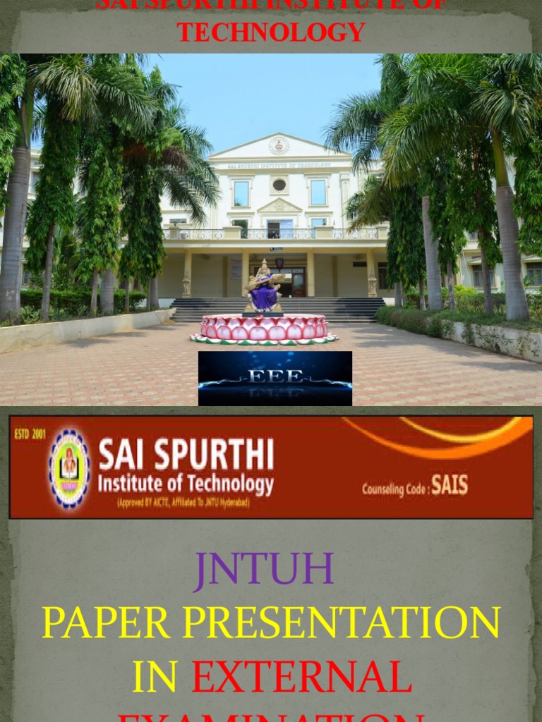 Jntuh Exam Presentation Final Copy 23.02 | PDF