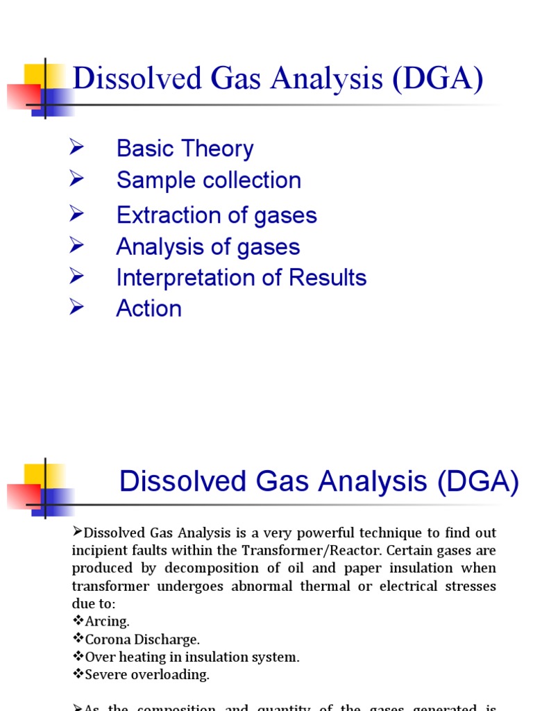 Dissolved Gas Analysis (DGA) : Basic Theory Sample Collection ...