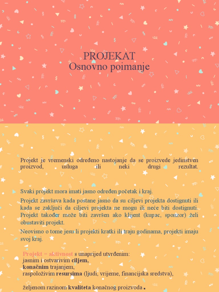 Projekat - Osnovno Poimanje | PDF