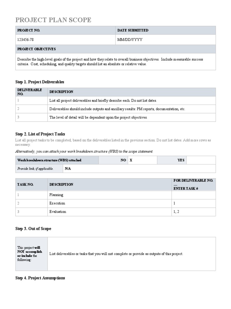 Project Scope & Planning Guide | PDF | Project Management | Business