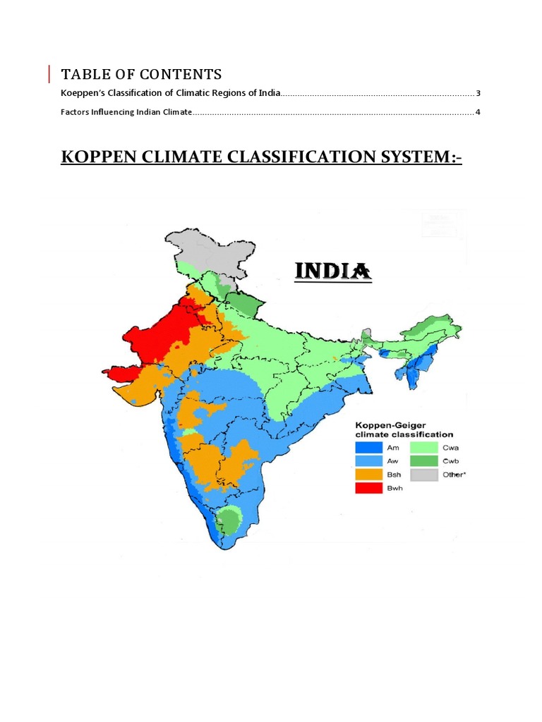 Koppen Classification System | PDF | Climate | Monsoon