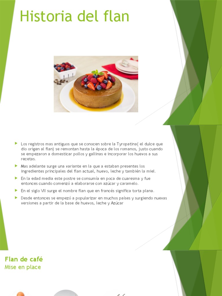 Historia Del Flan | PDF