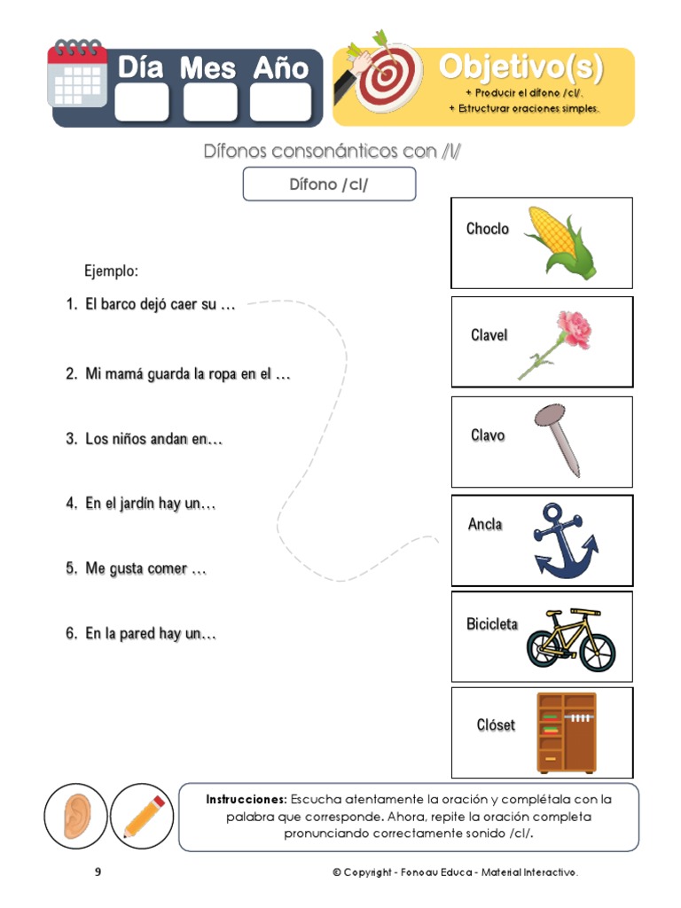 Difono CL en Oraciones | PDF
