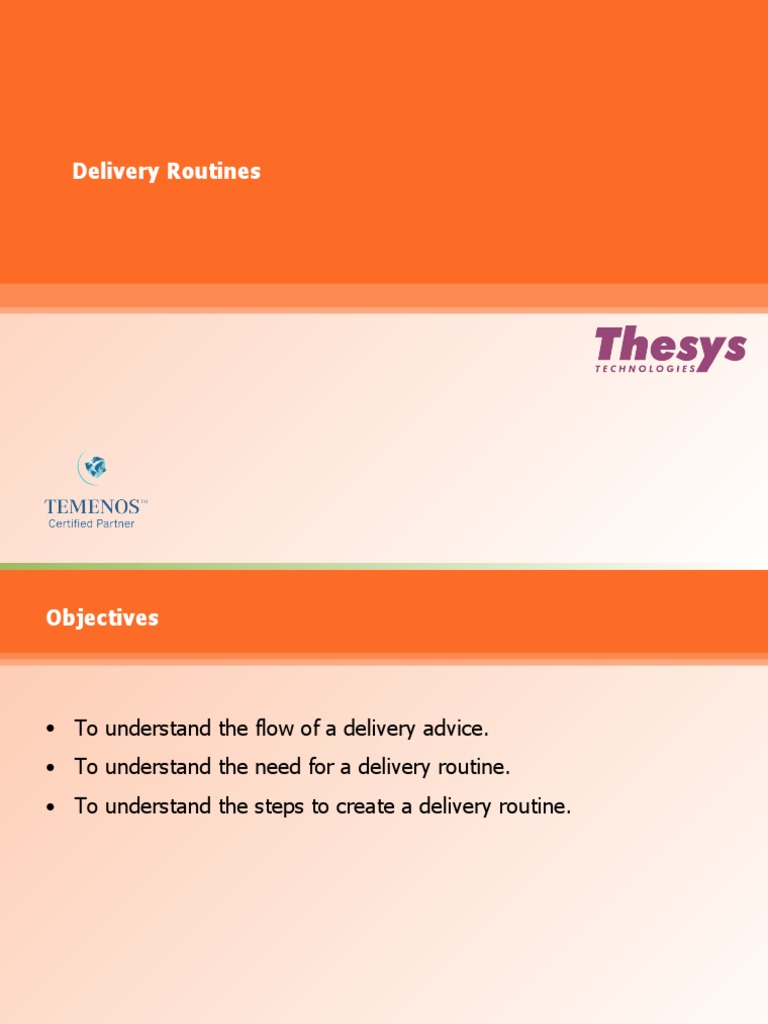 Delivery Routines | PDF | Subroutine | Parameter (Computer Programming)
