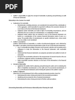 Isa 320 | PDF | Audit | Business Economics