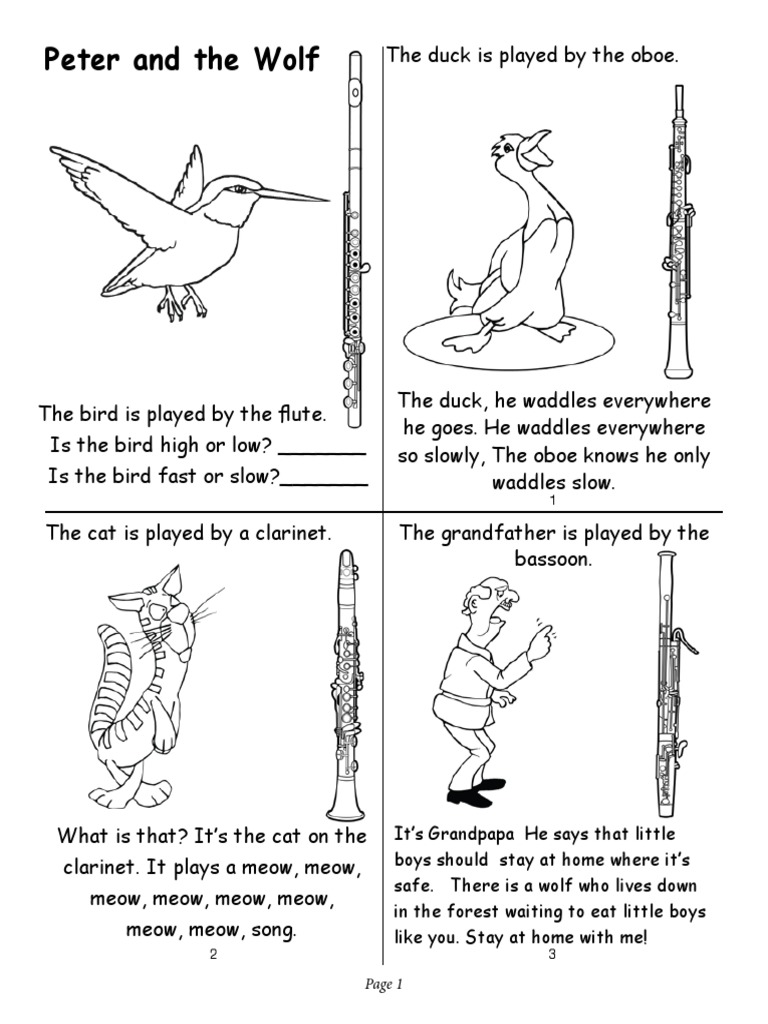 Peter and the Wolf: Character Themes | PDF