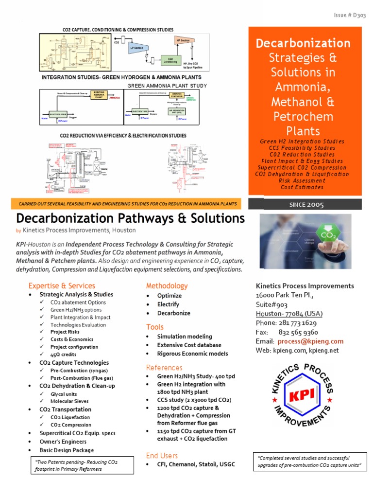 Decarbonization Strategies & Solutions | PDF
