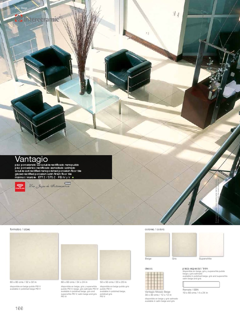 Catálogo de Porcelanato Interceramic | PDF