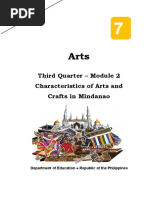 ARTS7 Q3 M4 Appreciation of Arts and Crafts of Mindanao and Their Usage v4 | PDF | Clothing ...