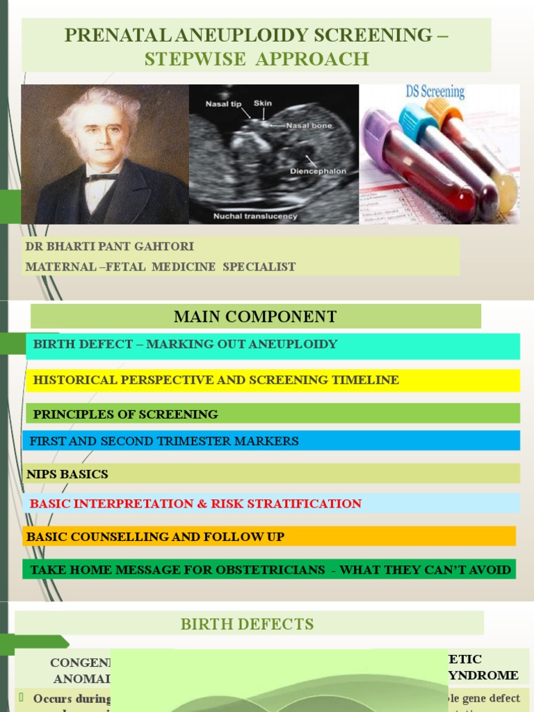 Prenatal Aneuploidy Screening Overview | PDF | Down Syndrome | Pregnancy