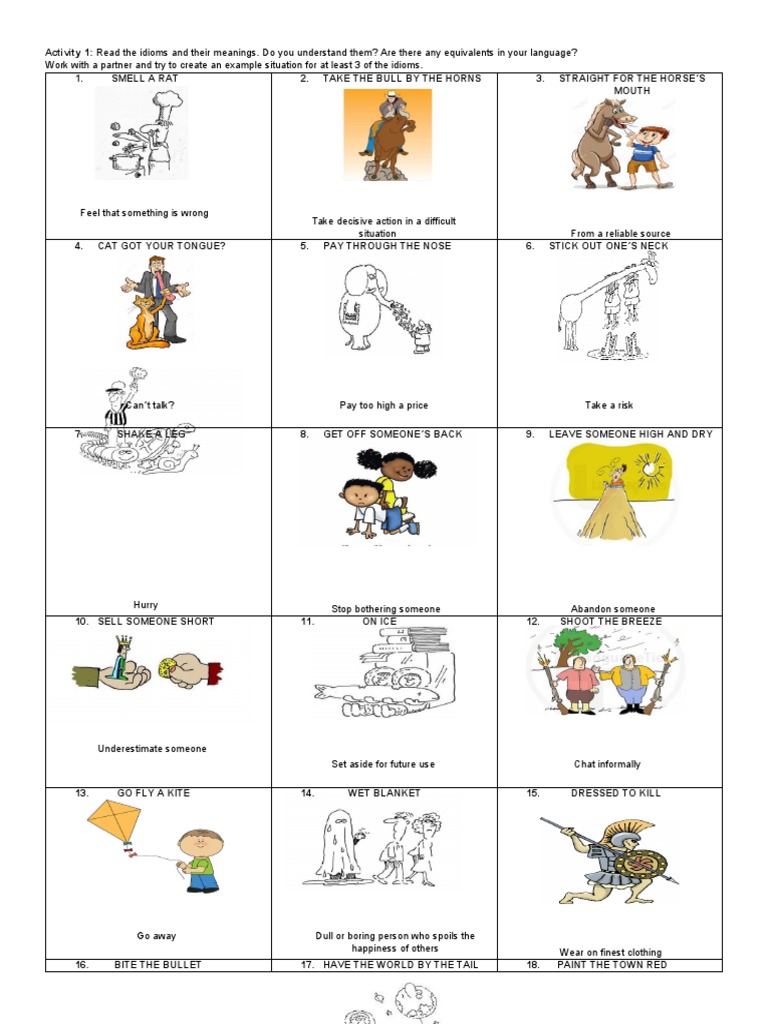Idioms 2B 20221 | PDF