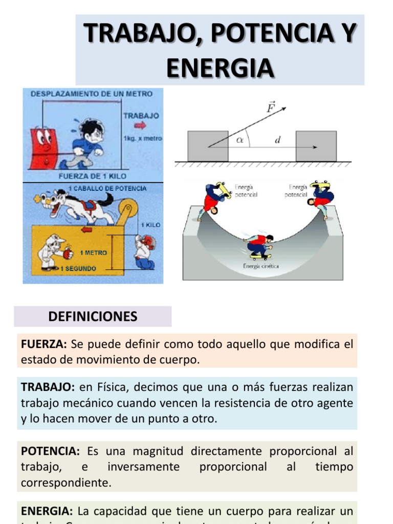 8 Trab Pot Energia | PDF | Fuerza | Elasticidad (Física)