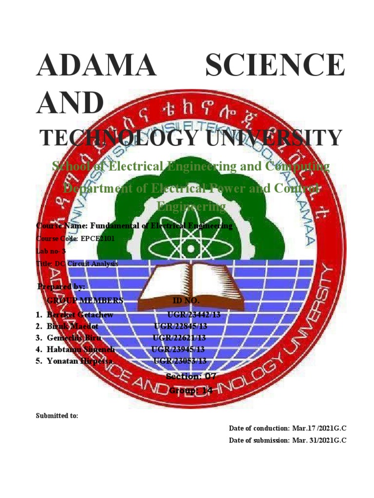 Adama Science AND: Technology University | PDF