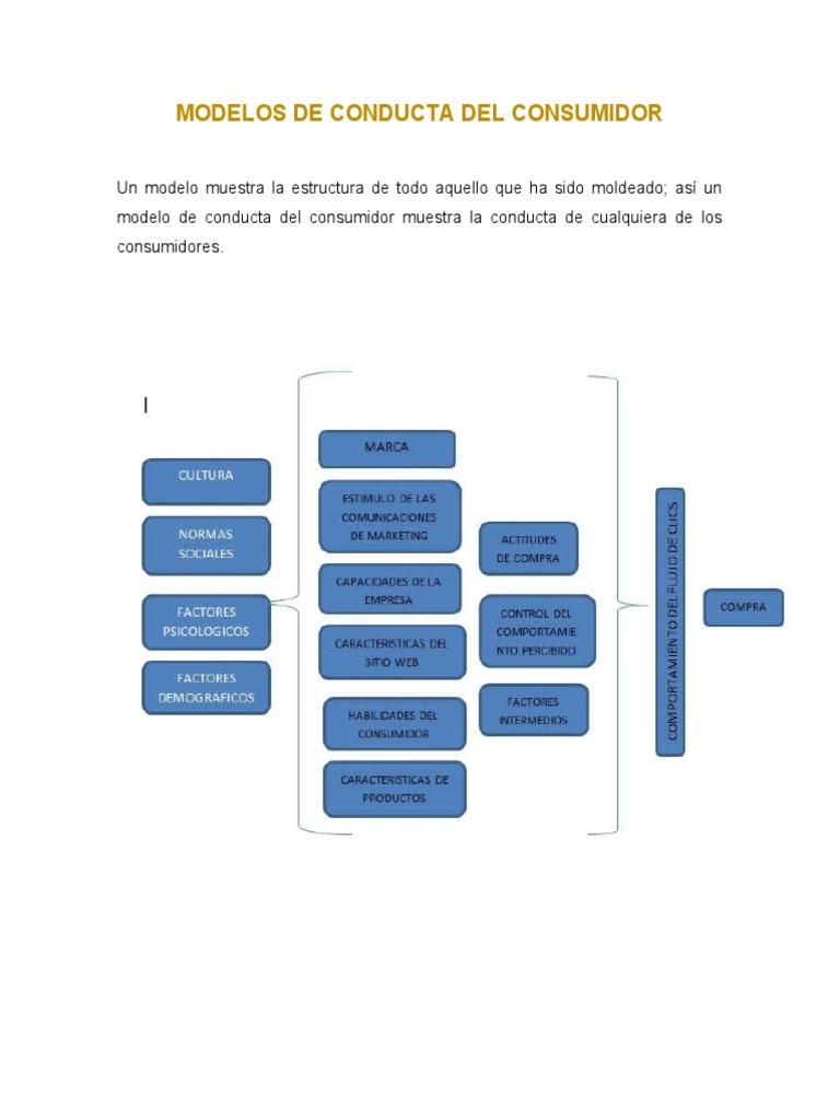 Modelos de Conducta Del Consumidor | PDF | Carné de identidad ...