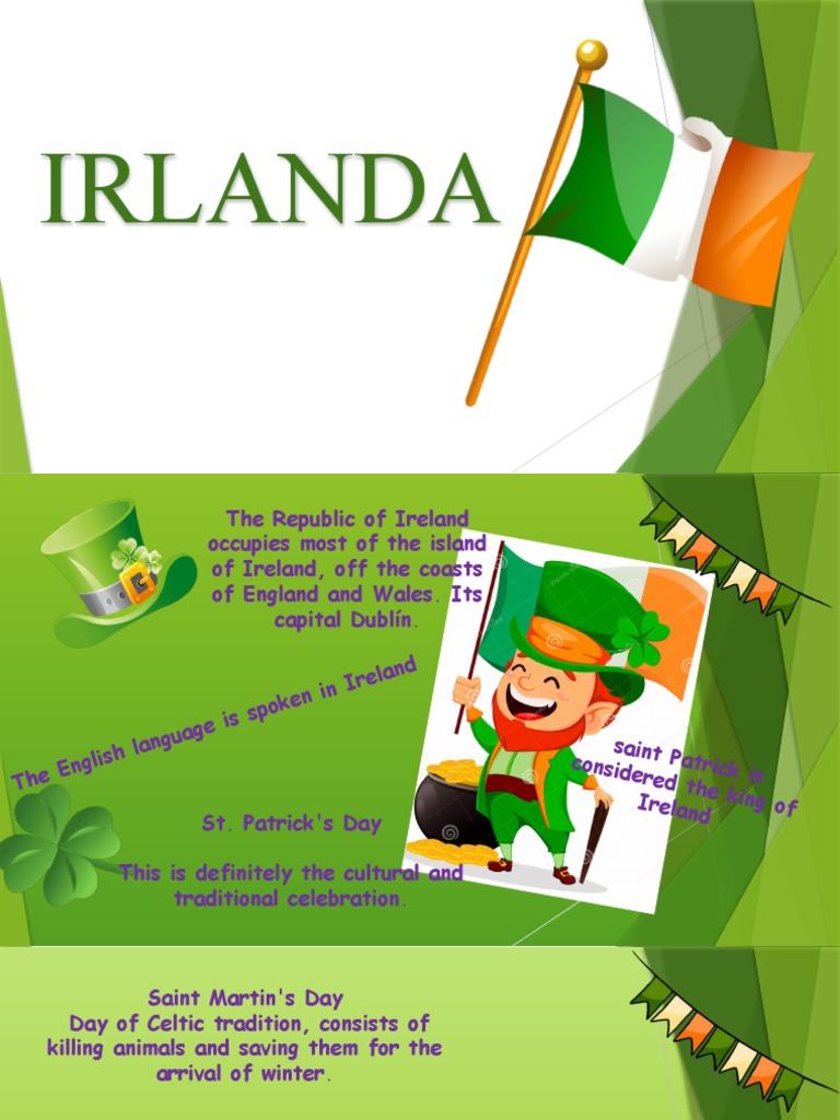 Diapositivas Irlanda - (Ingles Iii) | PDF | Ireland | Republic Of Ireland