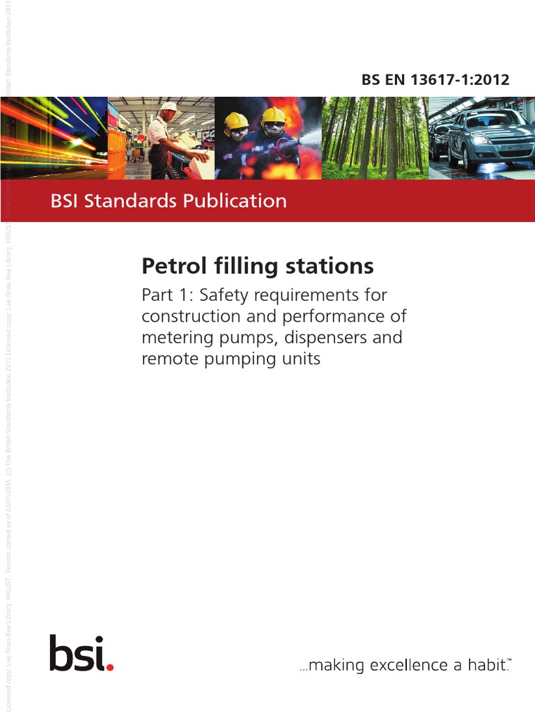 Petrol Filling Stations: BSI Standards Publication | PDF | Pump