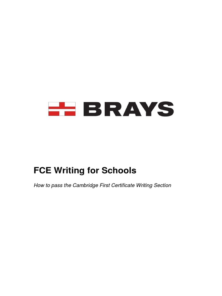 FCE Writing Exam Guide for Students | PDF | Question | Essays